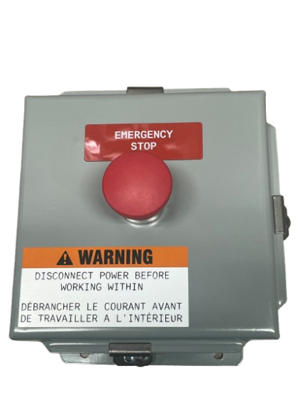 Emergency Stop Push Button Enclosure (Metal) – Carremm Controls Ltd.