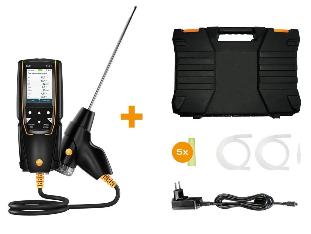 Testo 310 II - SMART Combustion Analyzer Kit - Residential – Carremm ...
