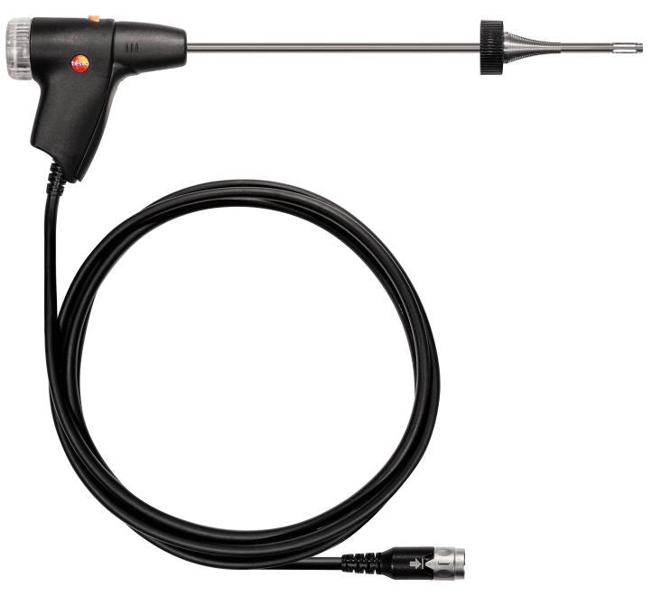 Testo Flue Gas Probe, 5/16" diameter, 7' Removeable Hose (7" or 12 ...