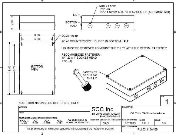Siemens PLL52 O2 Trim Electronic Module – Carremm Controls Ltd.