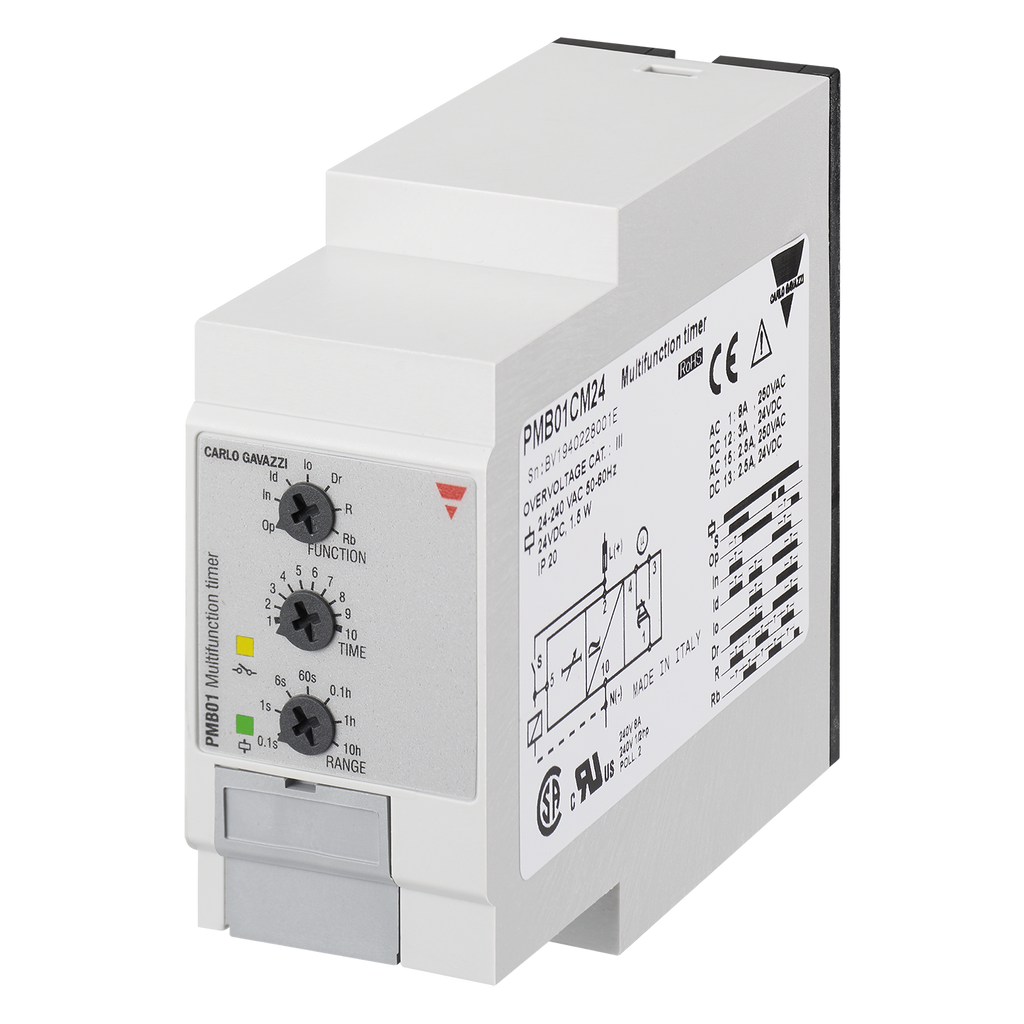 Carlo Gavazzi PMB01DM24 Multi-Function Timer – Carremm Controls Ltd.