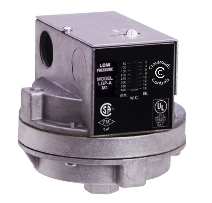 LGP-A - Low Gas Pressure Switch - Manual Reset – Carremm Controls Ltd.