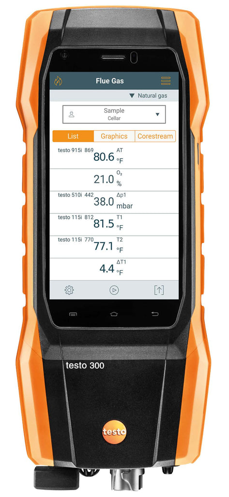 Testo 300 Next Generation Professional Commercial / Industrial Combust ...