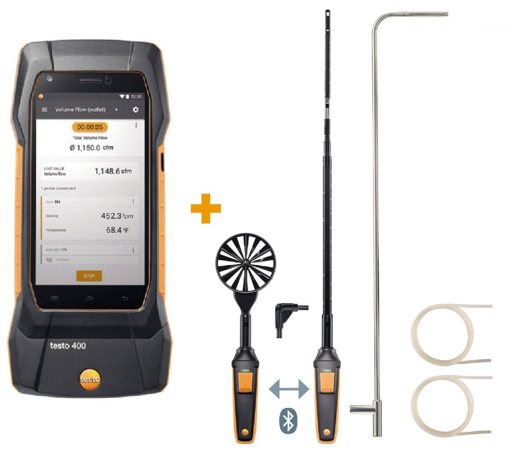 Testo 400 Air Flow Kit (0563 0407) – Carremm Controls Ltd.