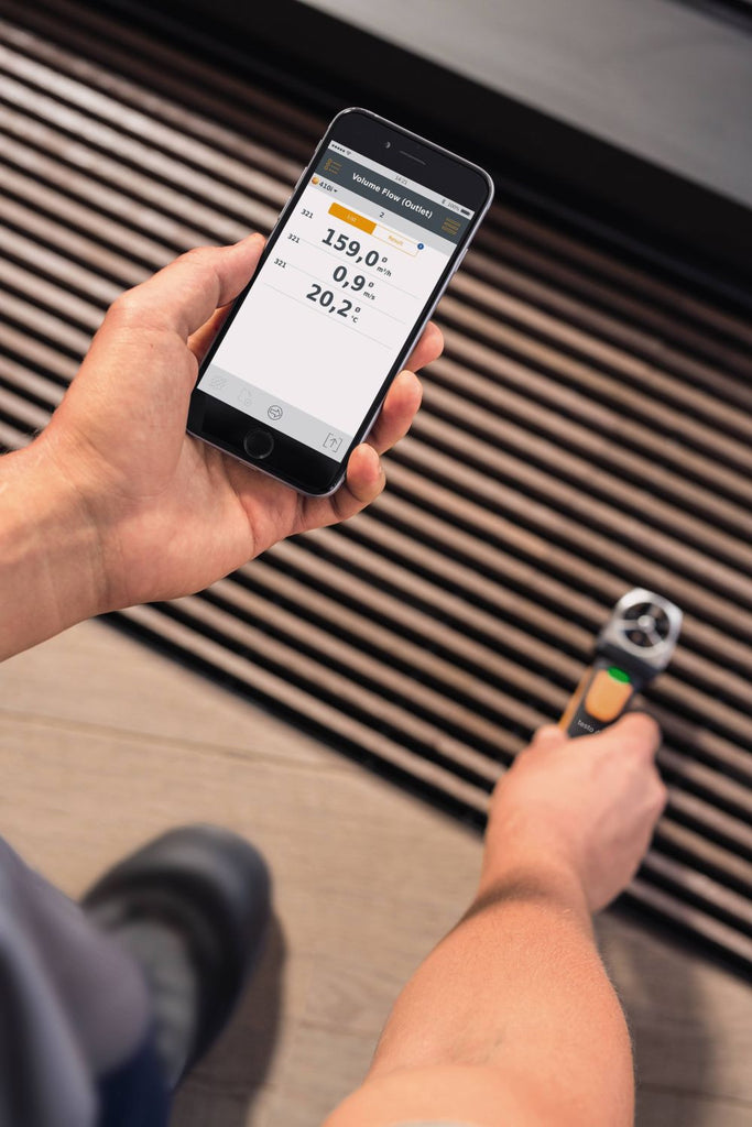 Testo 410i - Vane Anemometer Smart Probe (0560 1401 01) – Carremm ...